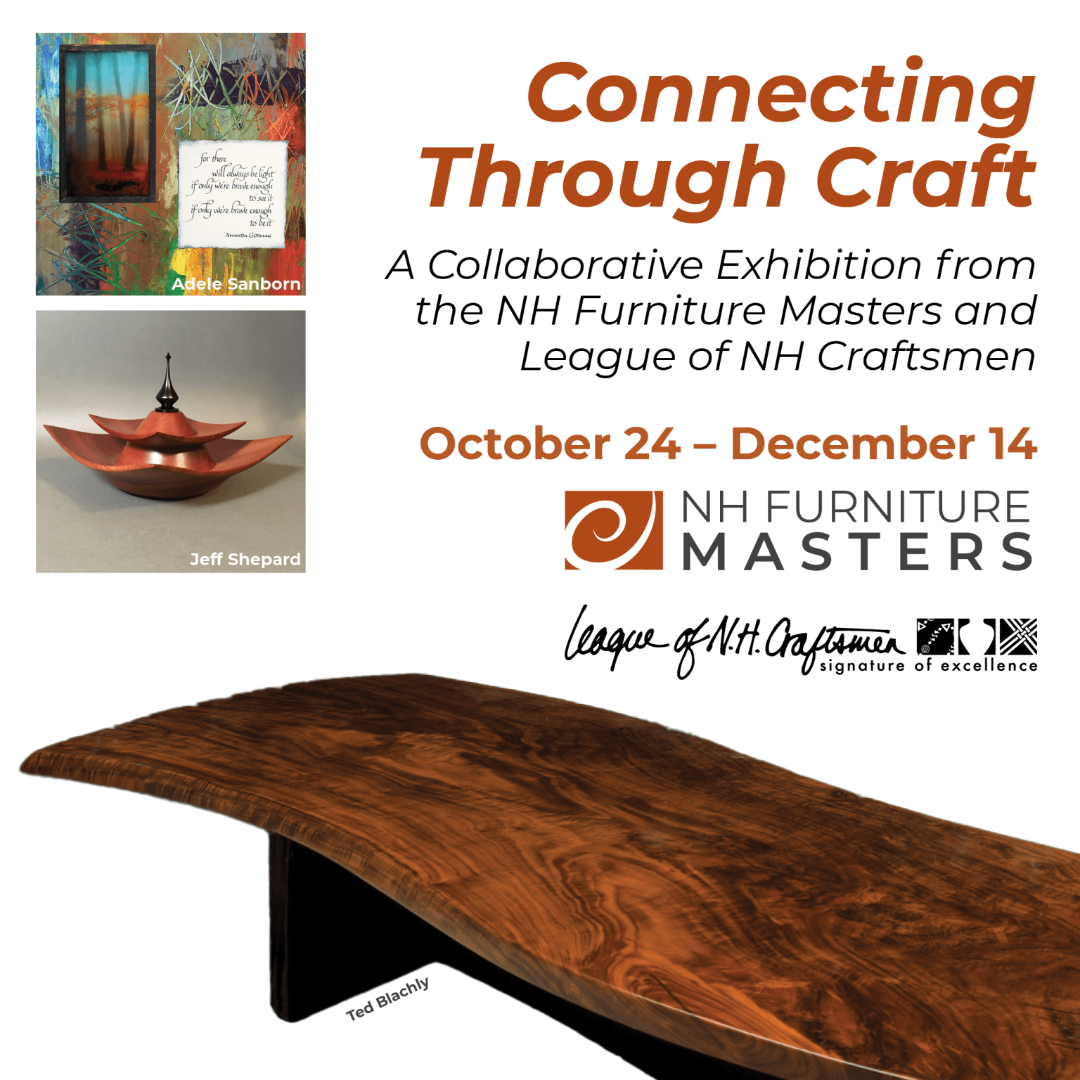 Connecting Through Craft Exhibition - League of New Hampshire Craftsmen